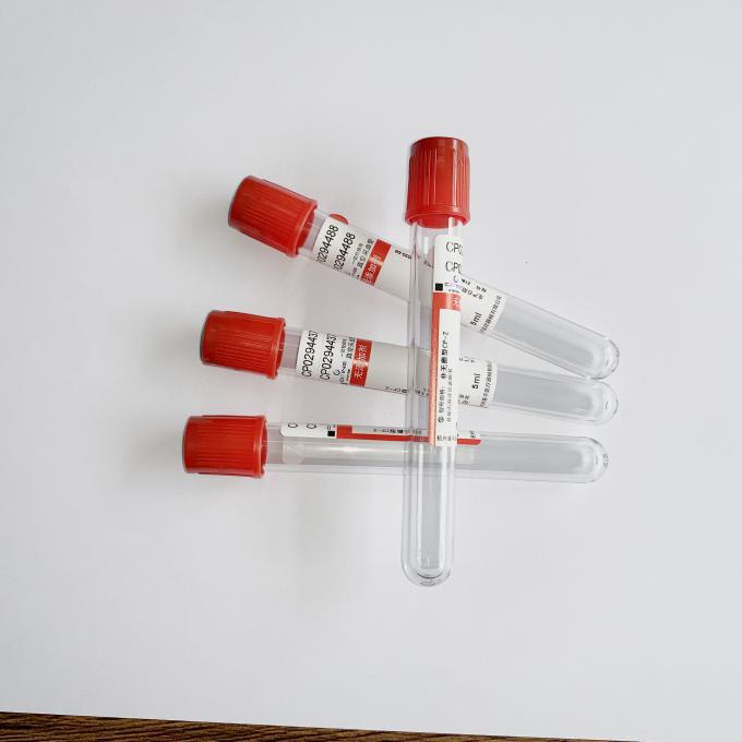 3ml 4ml 5ml Plain Blood Collection Tube Vacuum Blood Collection Tubes