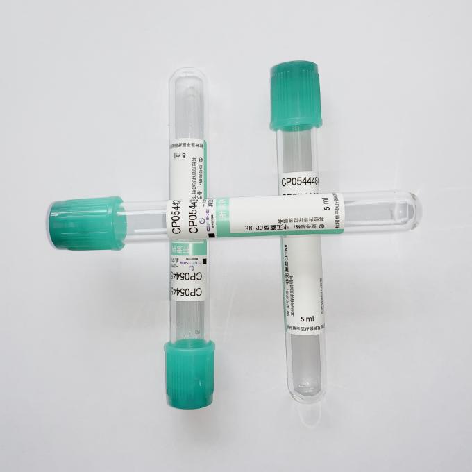 Professional PET Glass Lithium Heparin Tube Quick Plasma Separation