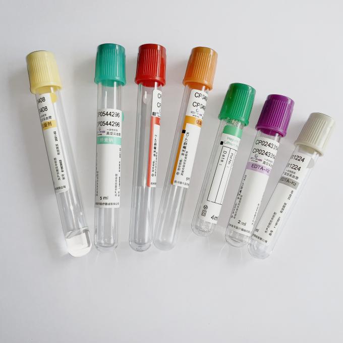 Hospital Medical Blood Sample Collection Tubes 3ml Standard Design