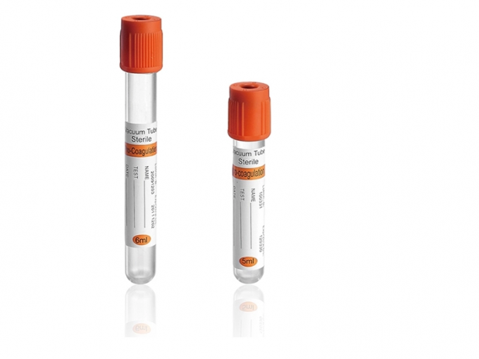 Blood Samples Pro Coagulation Tube Orange Tipped 1-10ml Single Use