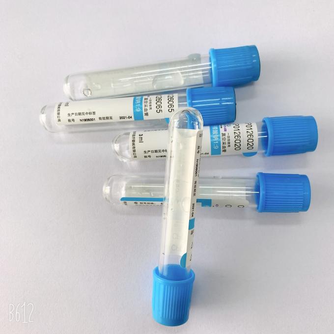 Sandwich PT Tubes Sodium Citrate Test Tube Convenient High Efficiency