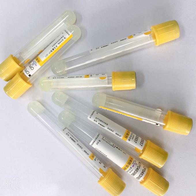 Professional Serum Clot Activator Tubes Separation Yellow Cap vacuum ...