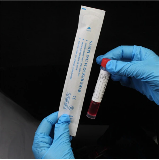 Viral Transport Media Specimen Collection Kit Flocked Swab Ebola Influenza