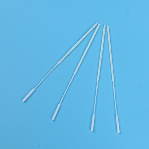 Rapid PCR Test Nasal Swab Nasopharyngeal Nylon Flocked Sample Collect