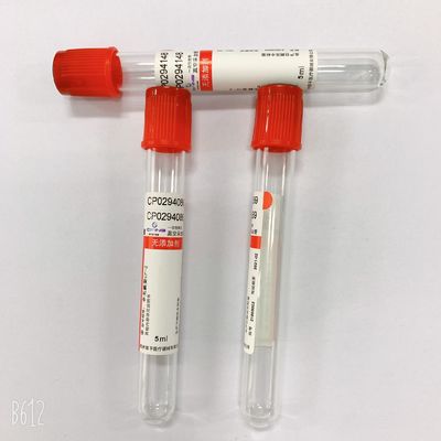3ml 4ml 5ml Plain Blood Collection Tube Vacuum Blood Collection Tubes