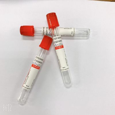 Plastic Glass Red Top Blood Tube Heparin Blood Collection Test Tubes ...