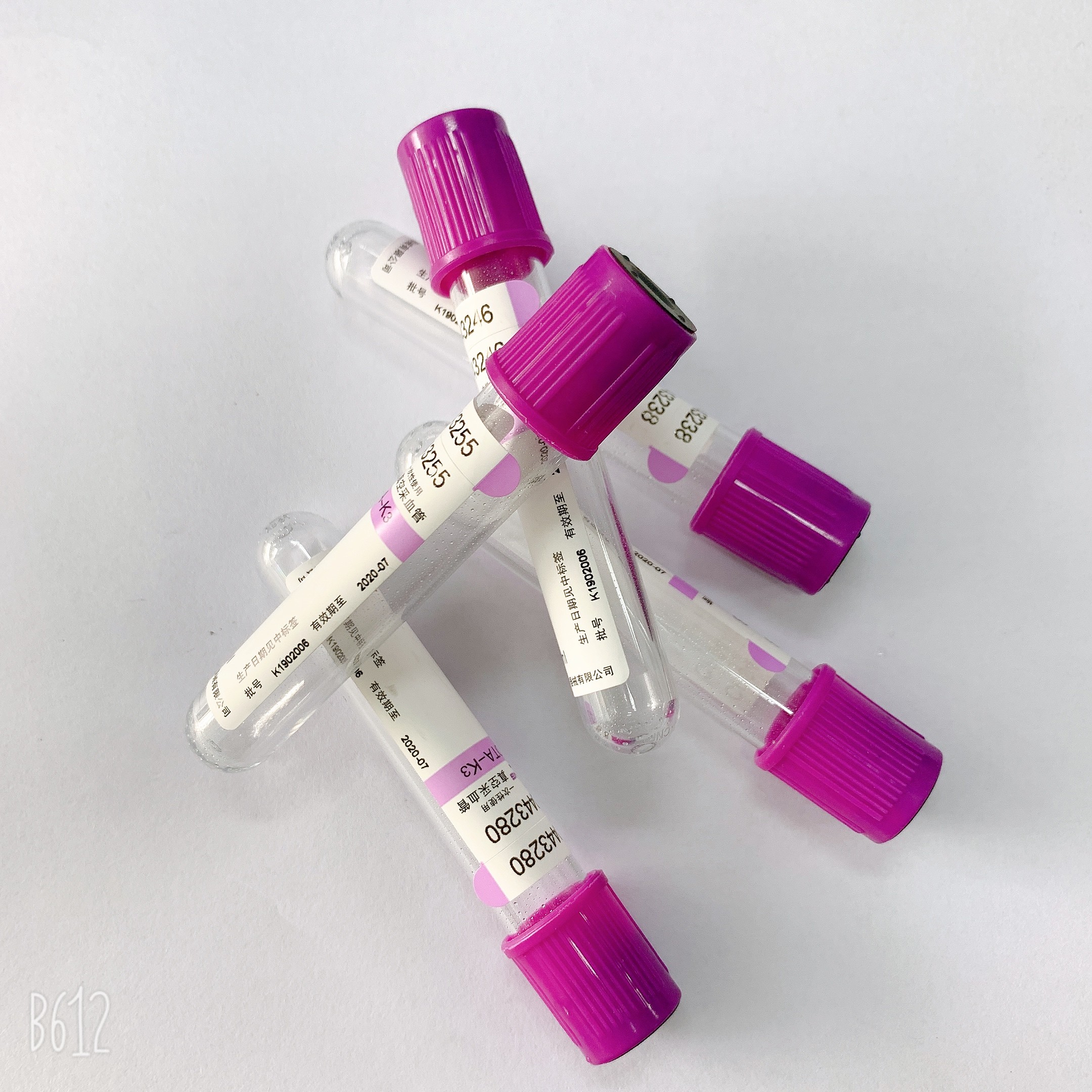 PP Mini K2 ERA EDTA Blood Test Tube Lavender Purple Top Blood Tube PP Mini K2 ERA EDTA Blood Test Tube Lavender Purple Top Blood Tube